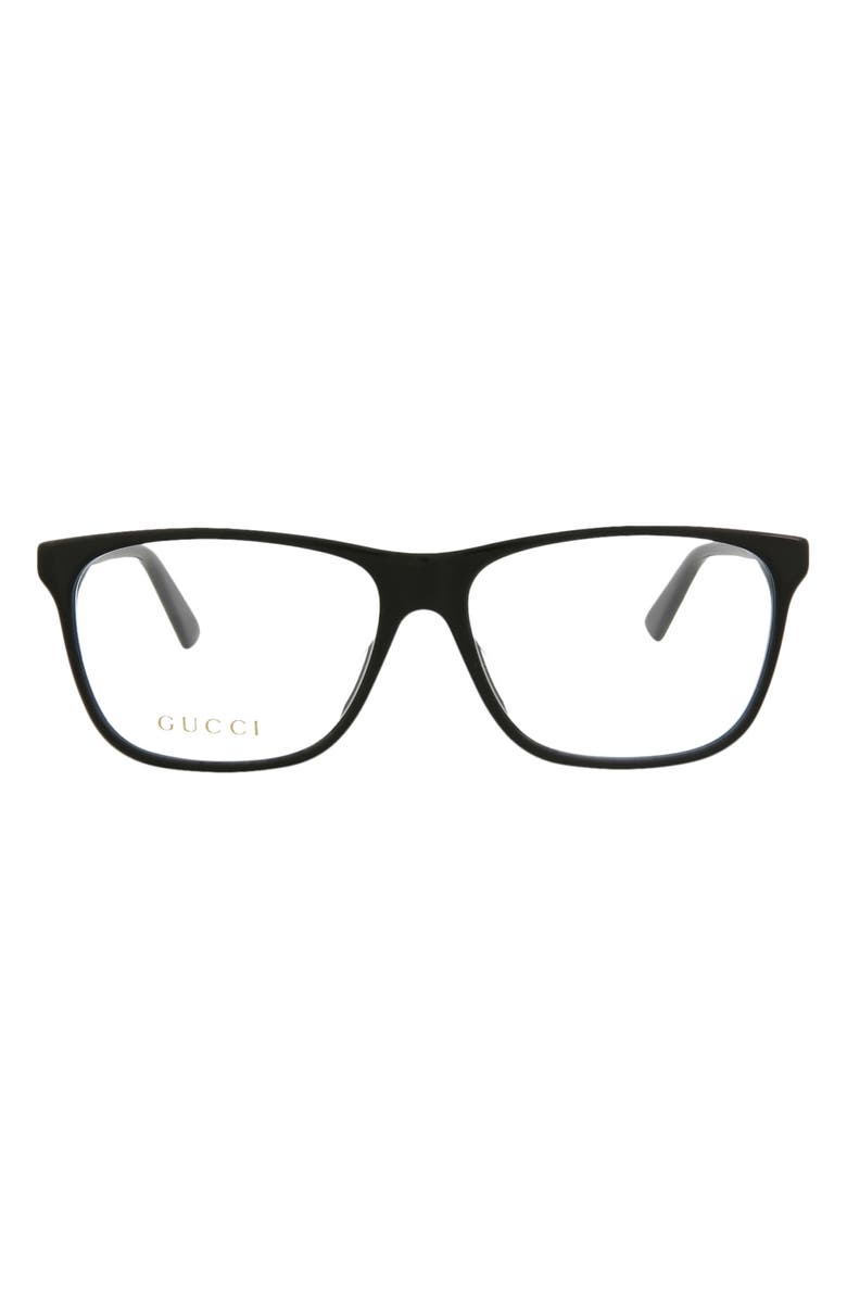 Gucci Core 56mm Square Optical Glasses | Nordstromrack