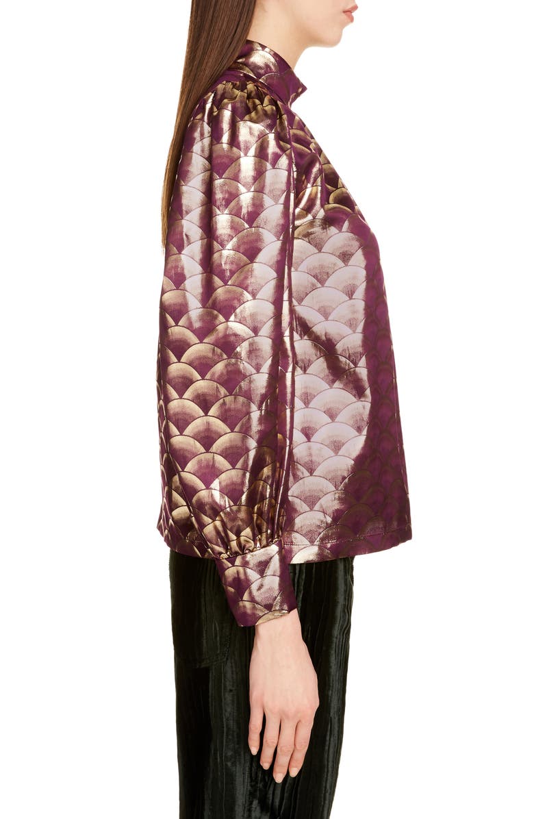 Dries Van Noten Coxe Floral Handkerchief Hem Top | Nordstromrack
