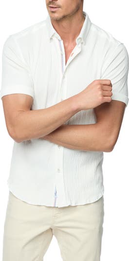 Robert Graham Hammond Short Sleeve Knit Button-Up Shirt | Nordstromrack