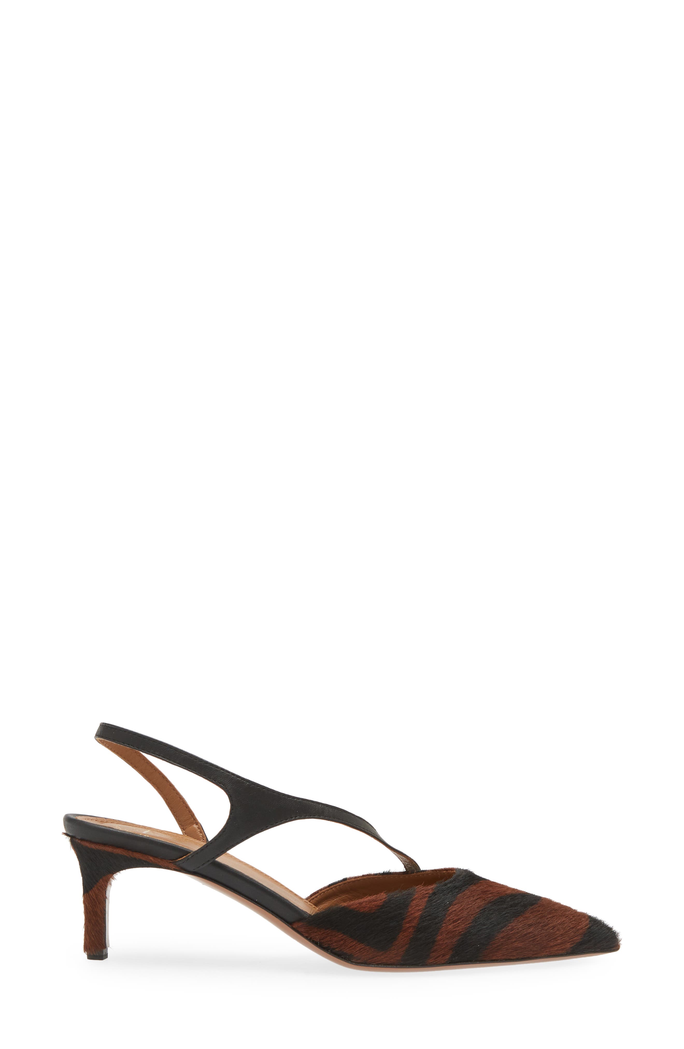 ATP ATELIER Riano Genuine Calf Hair Pointed Toe Slingback Pump (Women ...