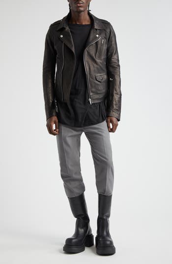 Rick Owens Luke Stooges Leather Moto Jacket | Nordstrom Rick Owens Luke Stooges Leather Moto Jacket | Nordstrom