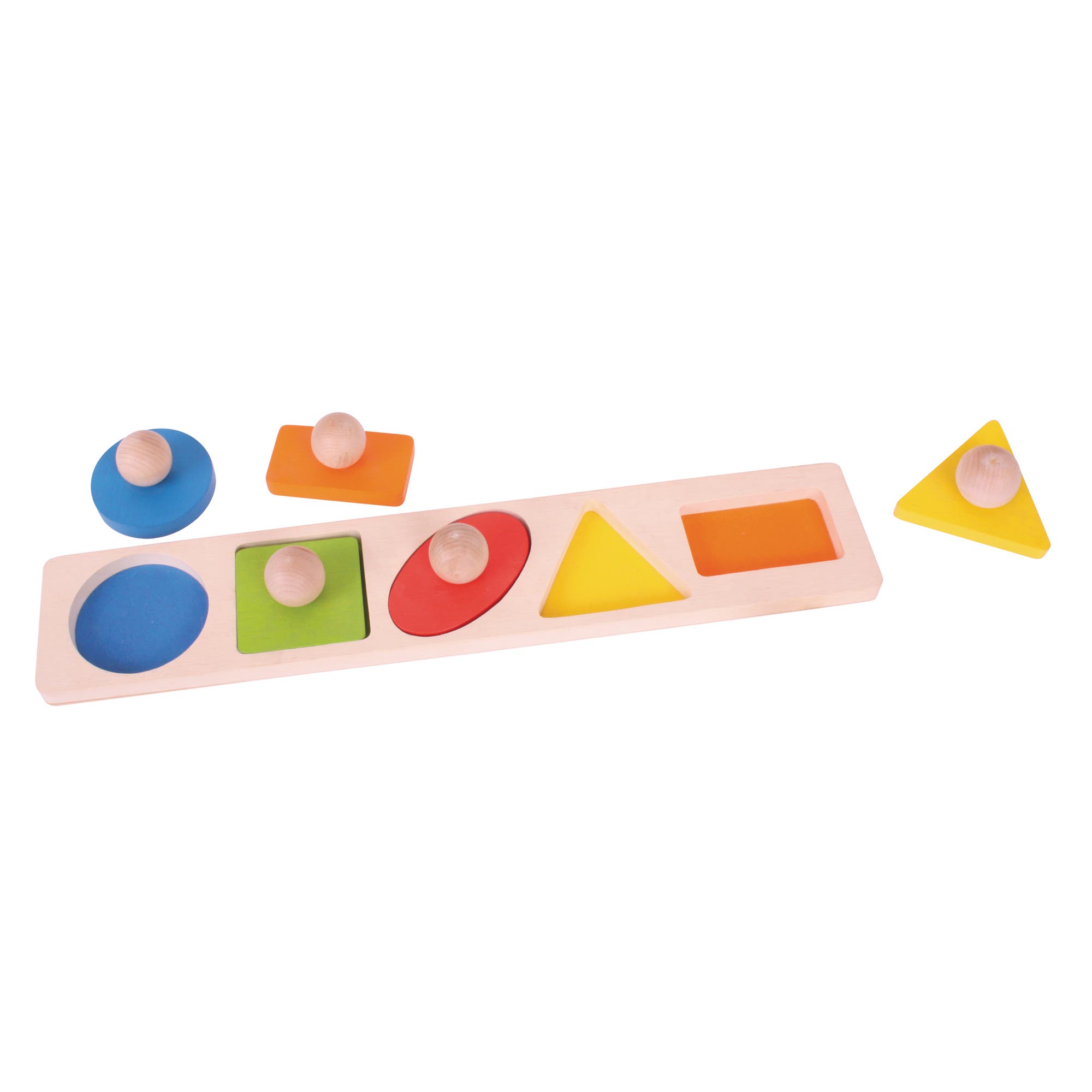 Bigjigs Toys Shape Matching Board 5 Piece Toy Puzzle | Nordstrom