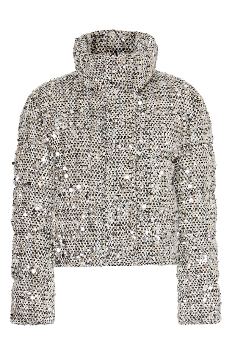 Milly Hayes Sequin Puffer Jacket | Nordstrom