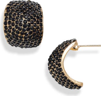 Tasha Pavé Crystal Half Hoop Earrings | Nordstromrack