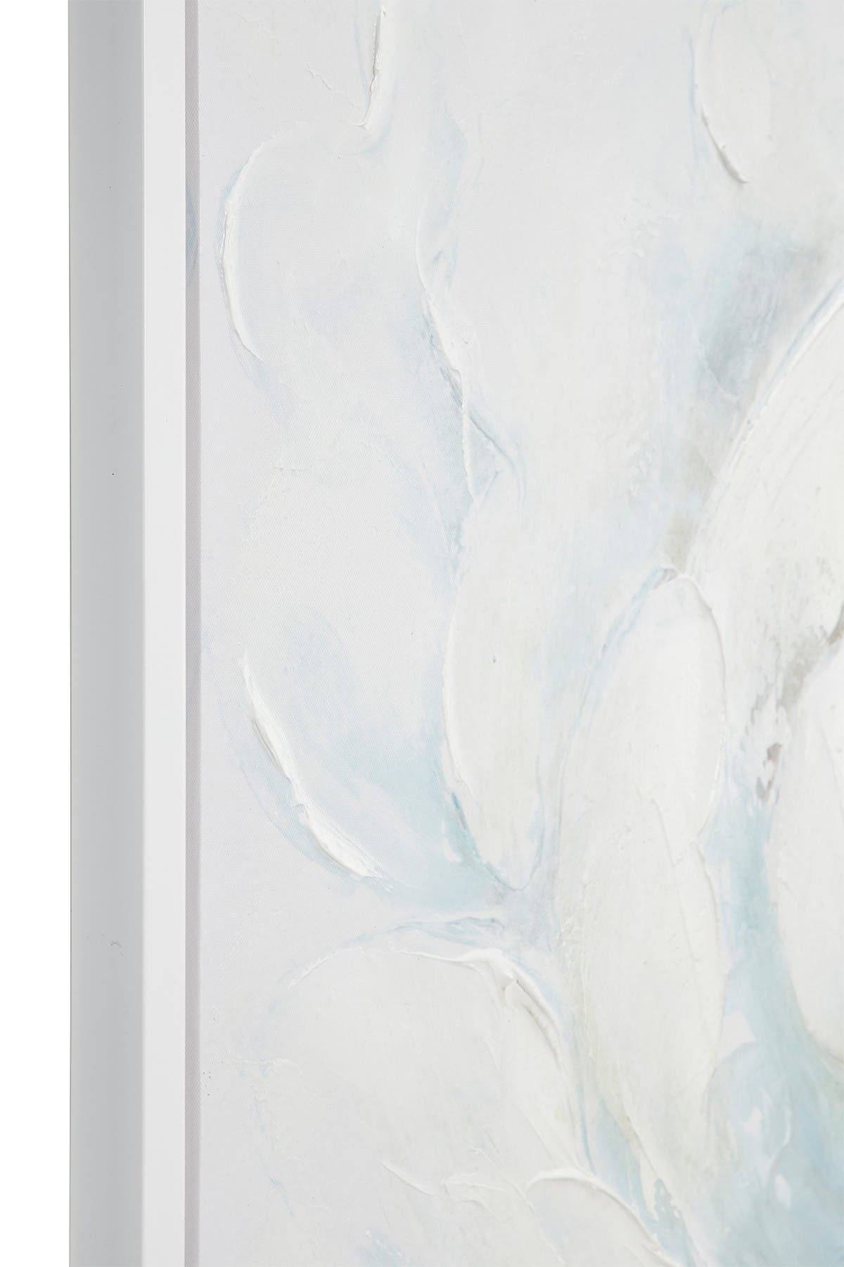 WILLOW ROW Large Square White Peony Flower Acrylic Painting in ...
