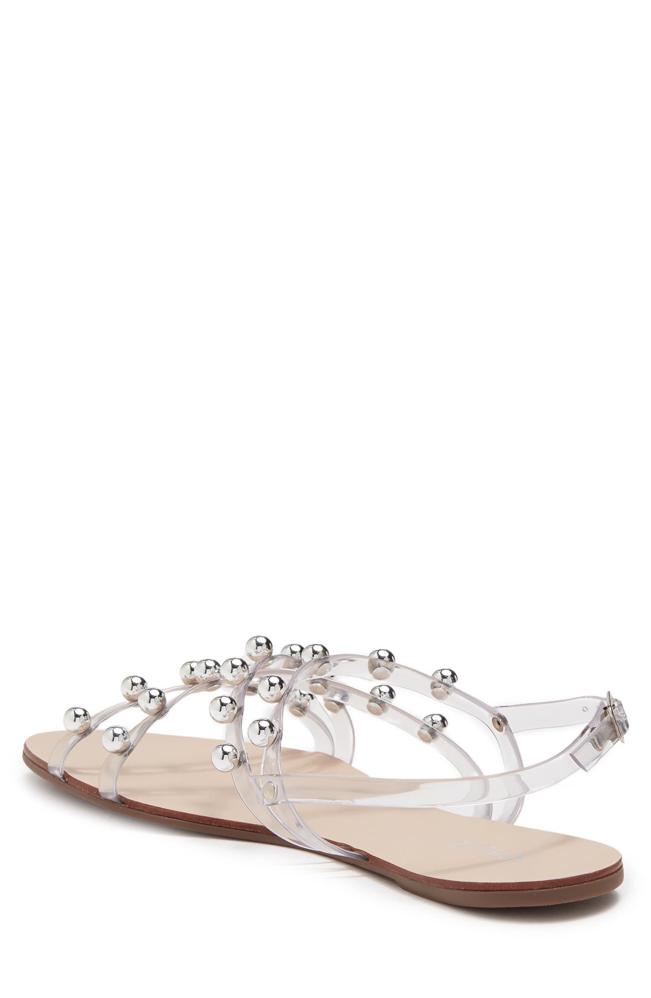 Lina Ball Studded Clear Strap Sandal (Women) | Nordstromrack