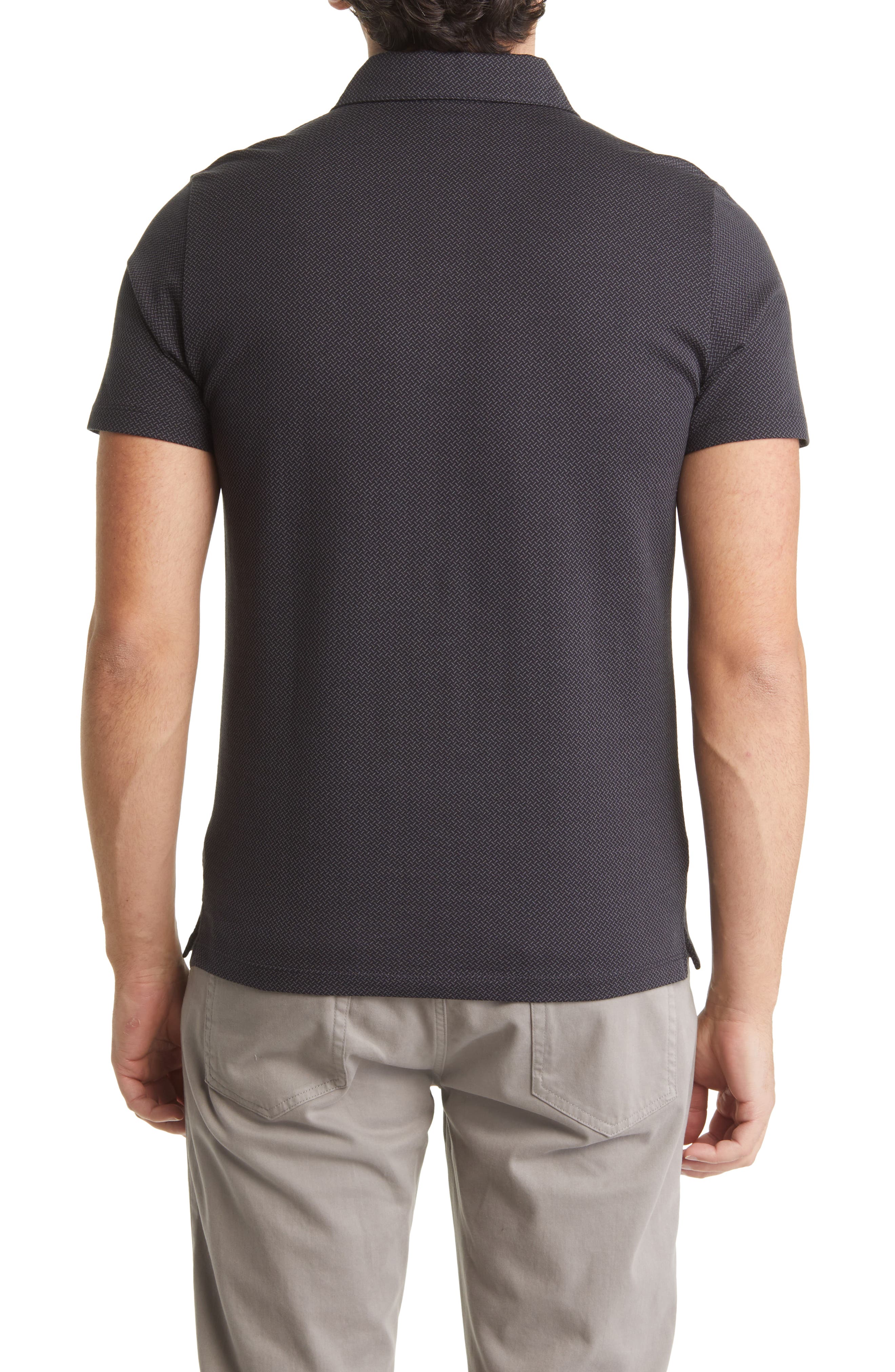 Creston Micropattern Jacquard Polo (Men) | Nordstromrack