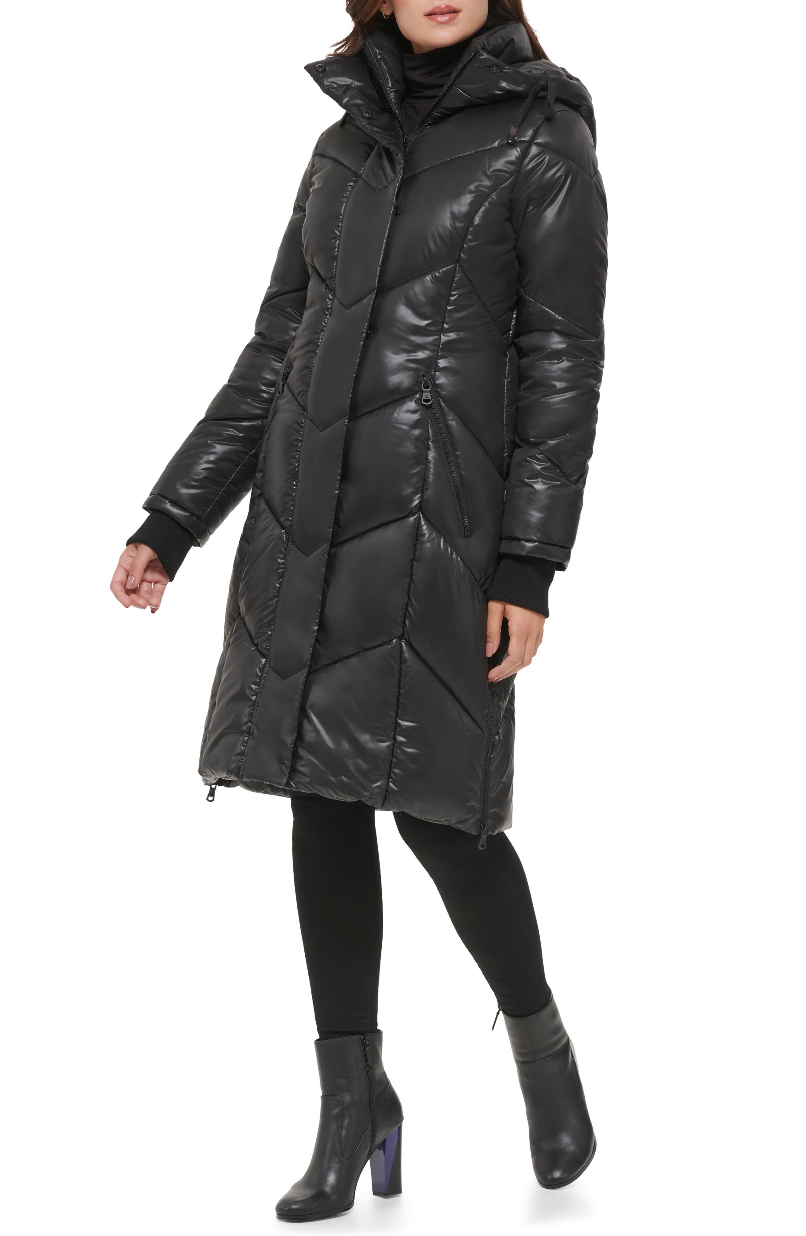 Kenneth Cole New York Cire Chevron Puffer Jacket | Nordstromrack