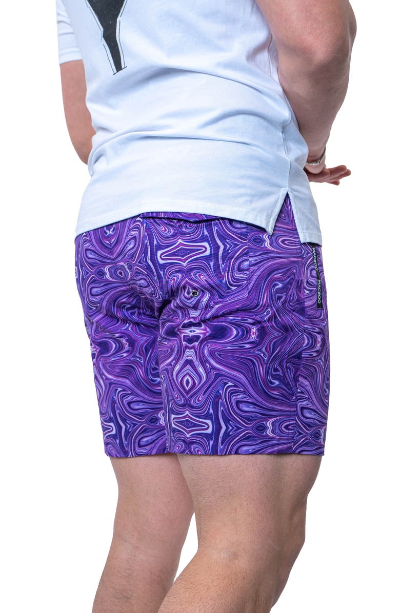 Maceoo Swim Lion Marble Swim Trunks | Nordstromrack