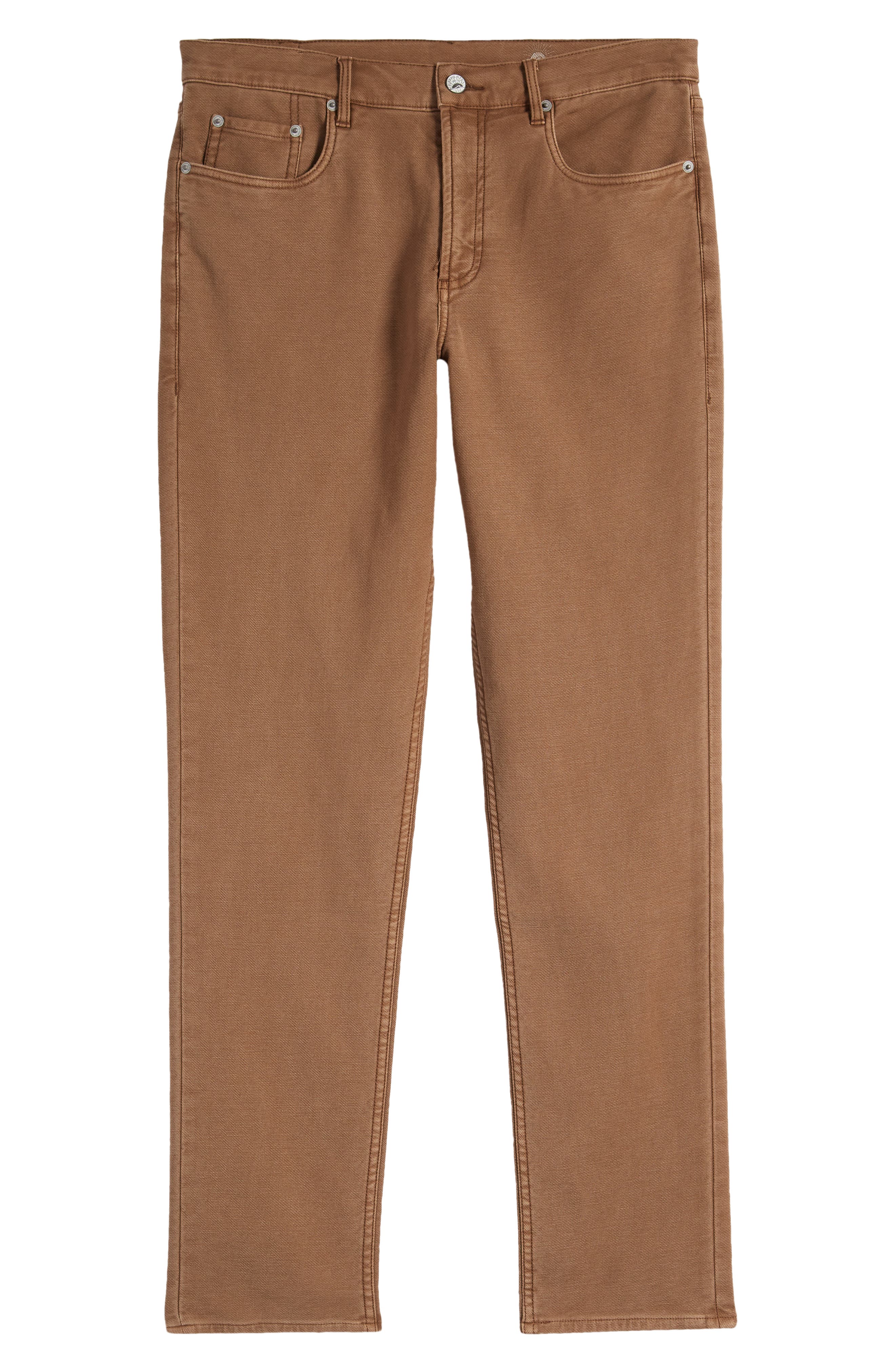 Faherty Stretch Terry Slim Straight Leg Five-Pocket Pants | Nordstromrack