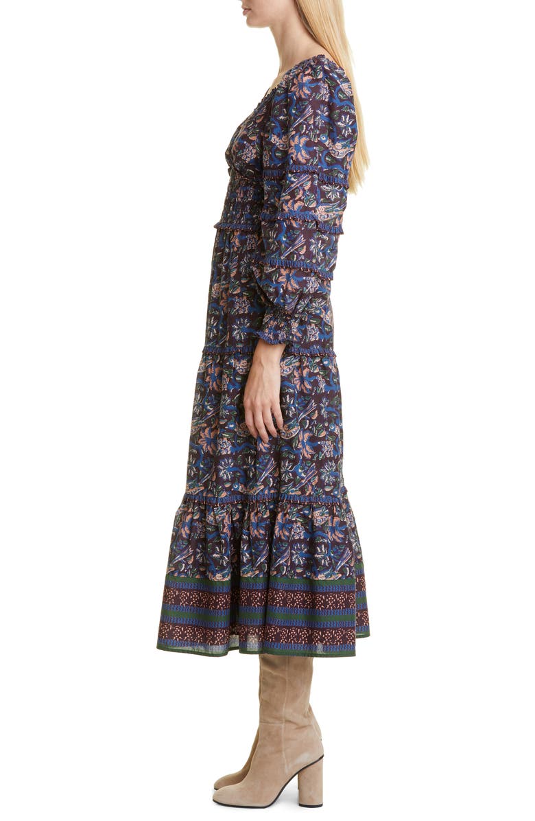 Sea Noah Print Smocked Maxi Dress | Nordstromrack