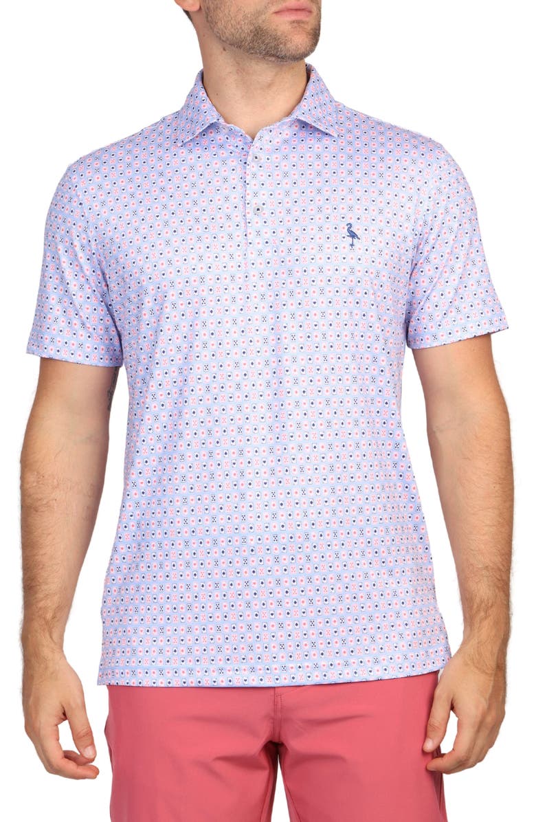 TailorByrd Playing Card Print Performance Polo | Nordstromrack