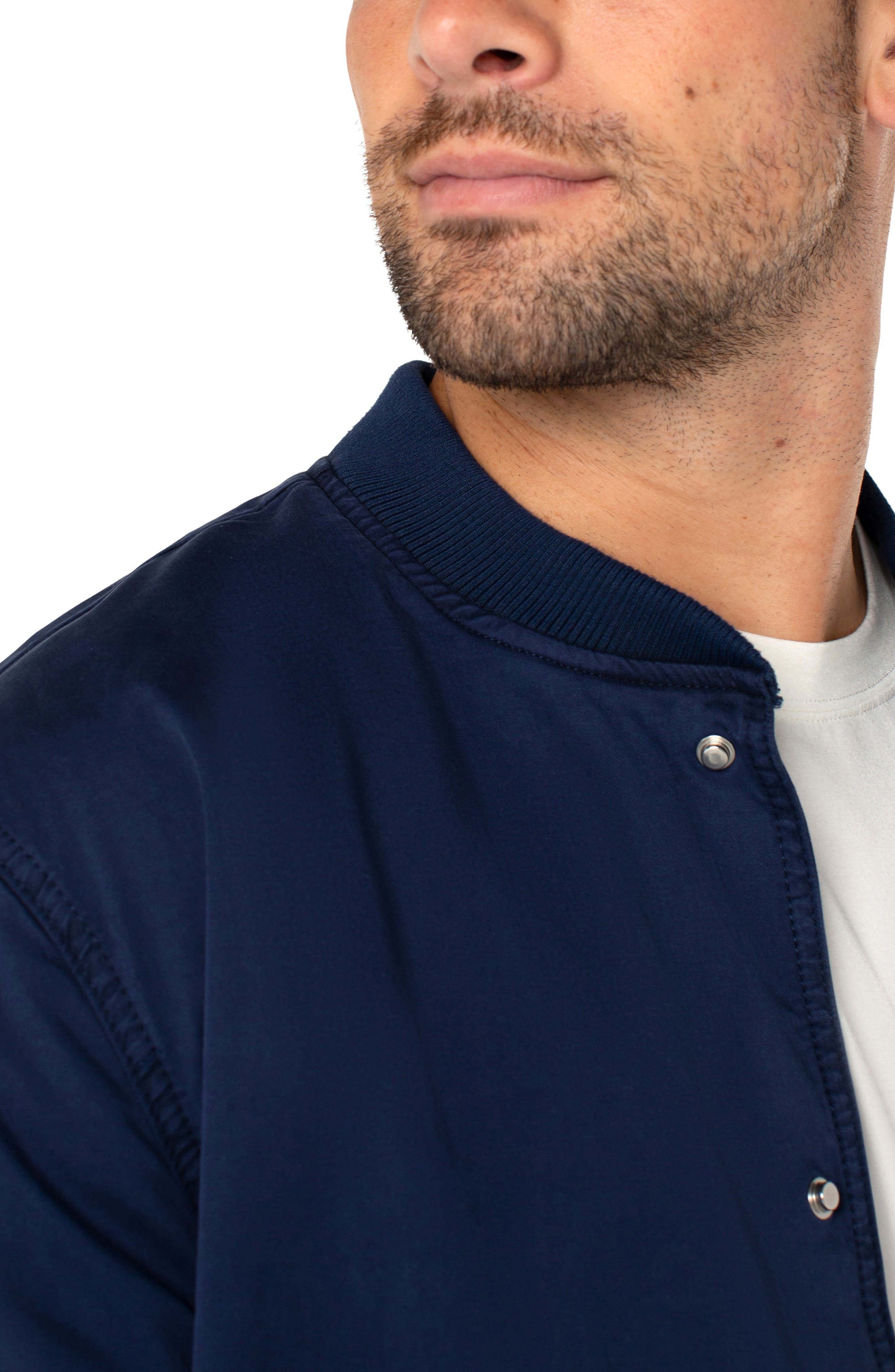 Liverpool Los Angeles Snap Closure Bomber Jacket | Nordstrom