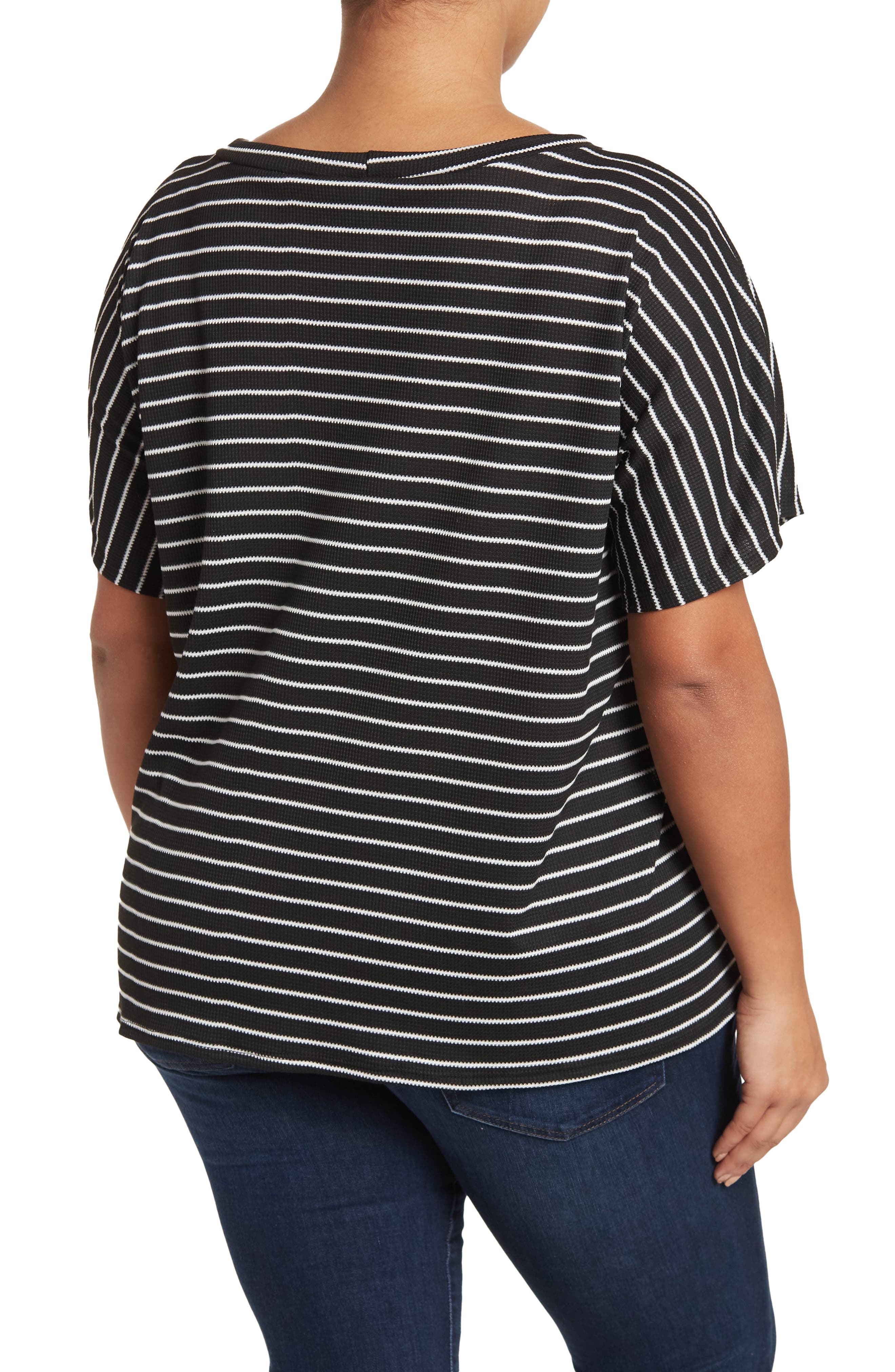 Forgotten Grace Stripe Drawstring Waist Top | Nordstromrack