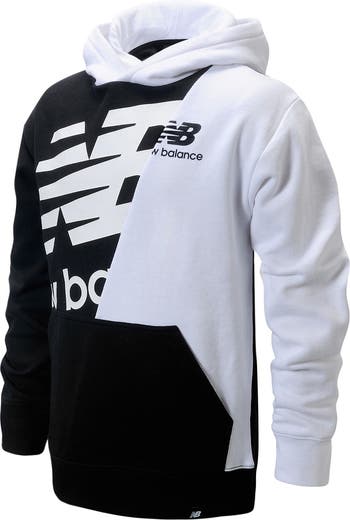 New Balance Colorblock Logo Pullover Hoodie | Nordstromrack