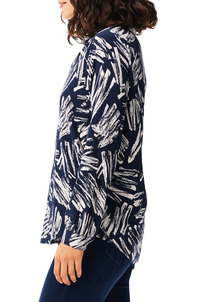 NIC+ZOE Sweet Strokes Snap Front Shirt | Nordstromrack