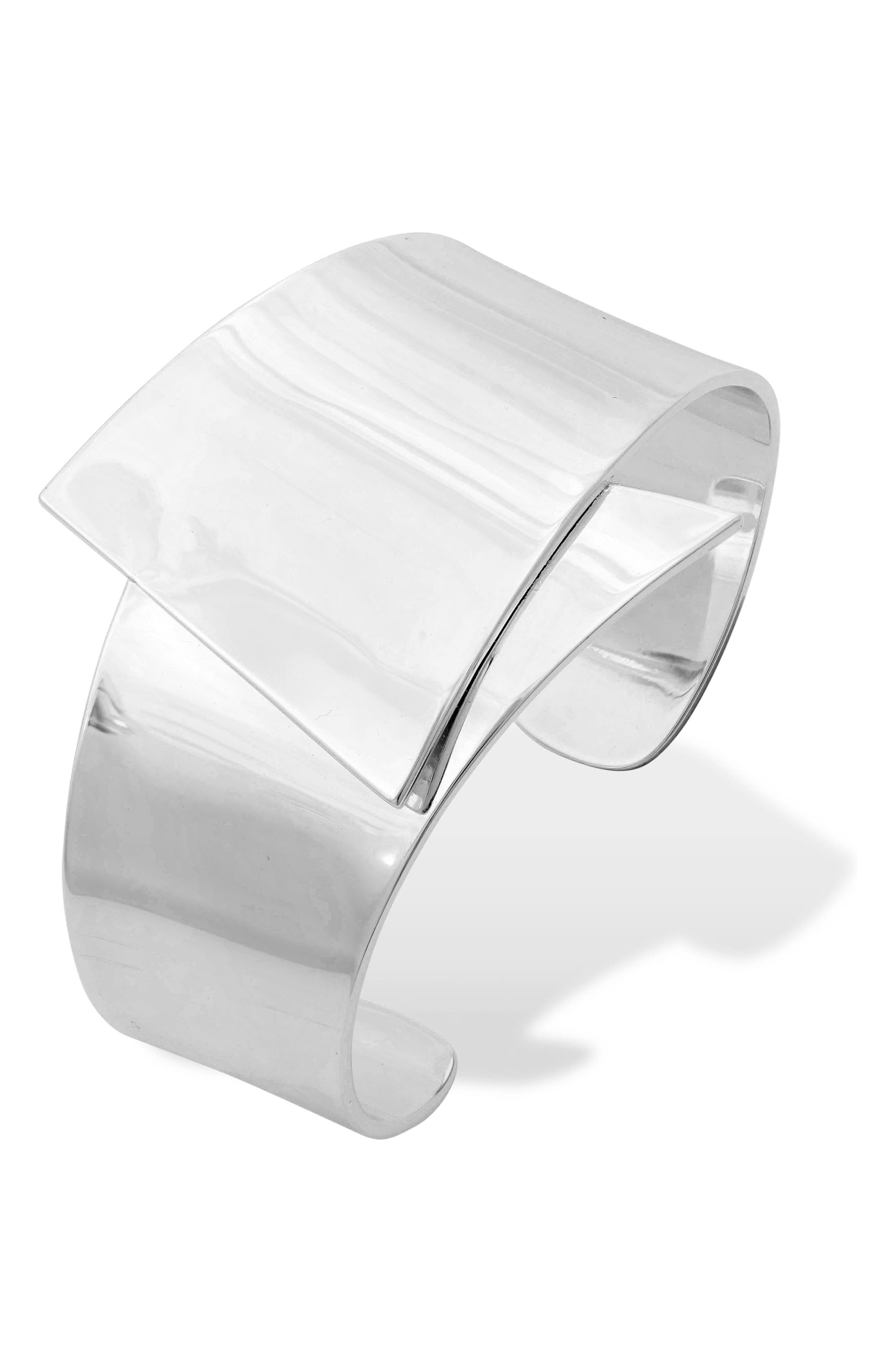 SAVVY CIE JEWELS Wide Flare Bangle Bracelet | Nordstromrack