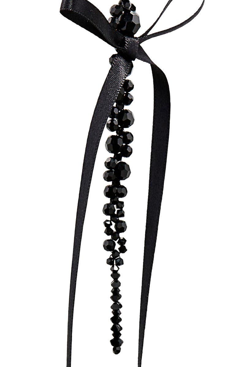 Simone Rocha Bow Ribbon Beaded Drop Earrings | Nordstromrack