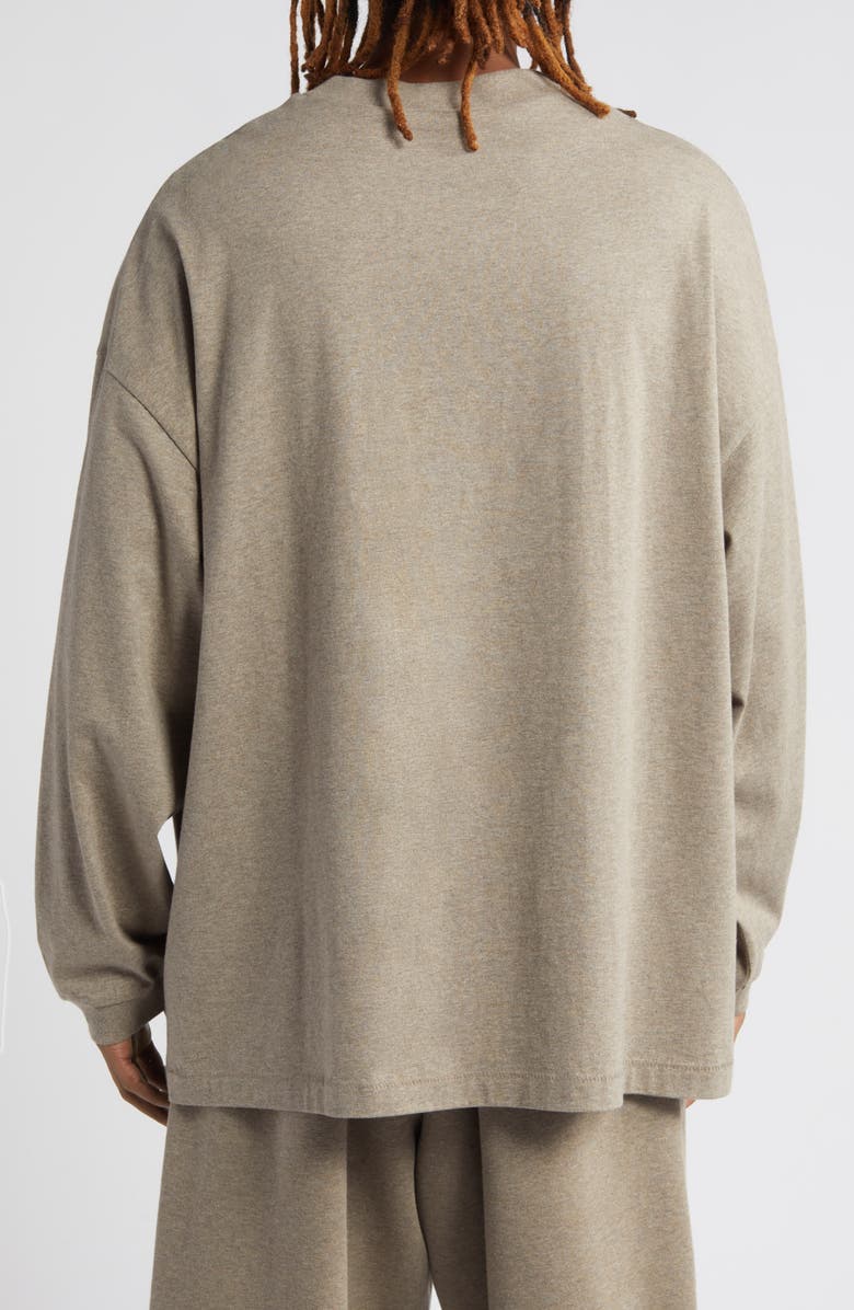 Fear of God Essentials Oversize Long Sleeve Logo Patch T-Shirt ...
