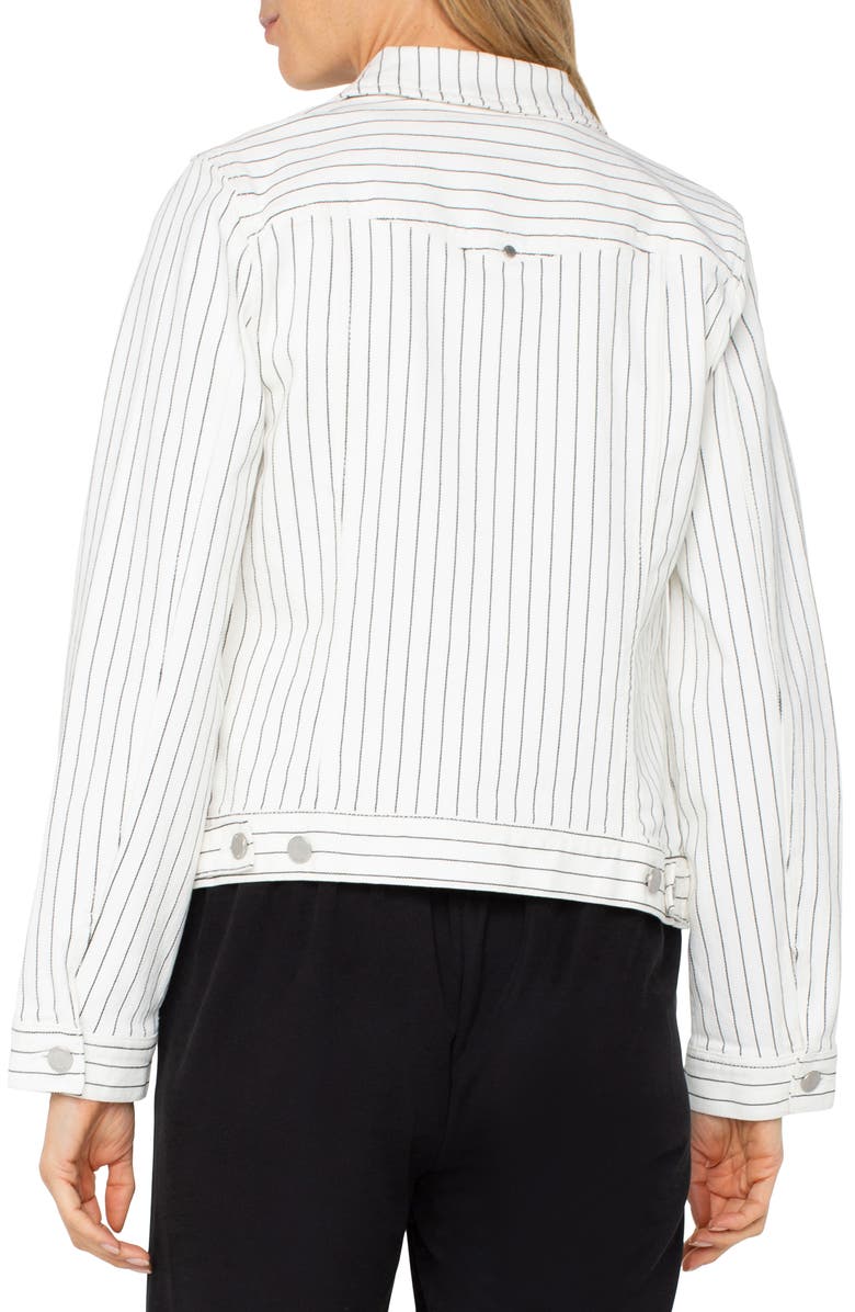 Liverpool Los Angeles Pinstripe Classic Denim Jacket | Nordstromrack