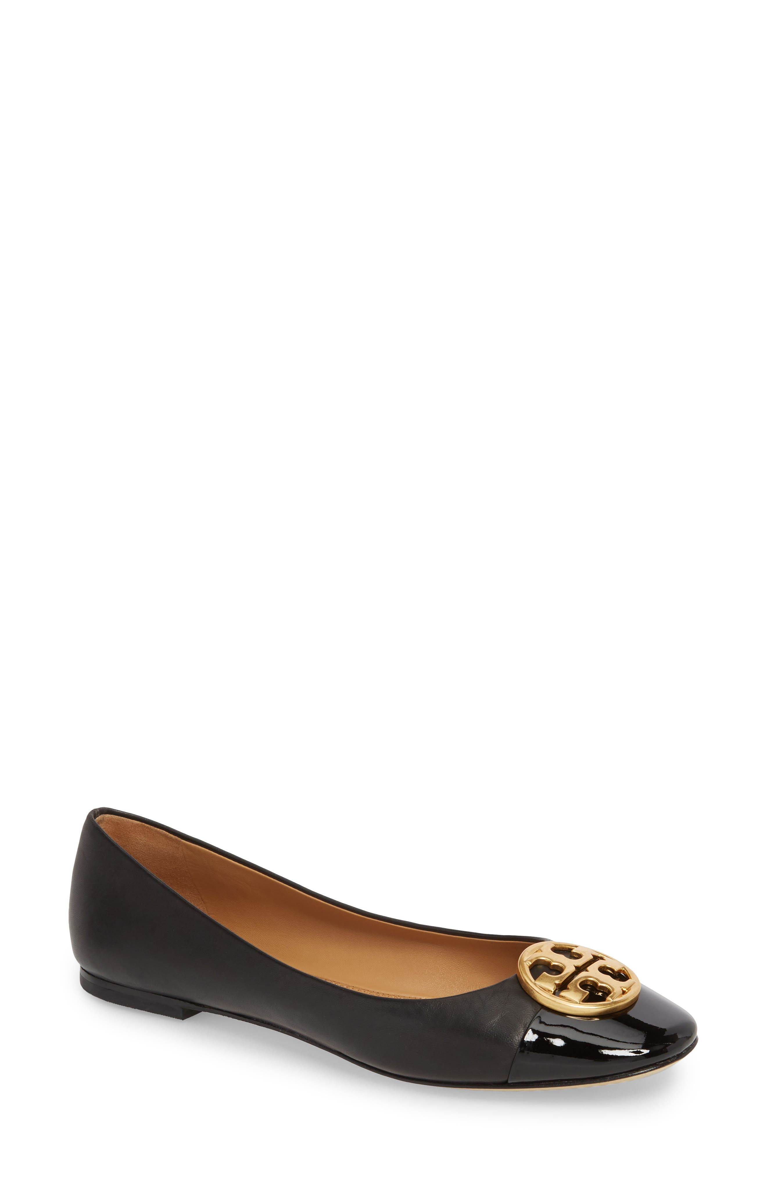 Tory Burch Chelsea Cap Toe Ballet Flat (Women) | Nordstrom