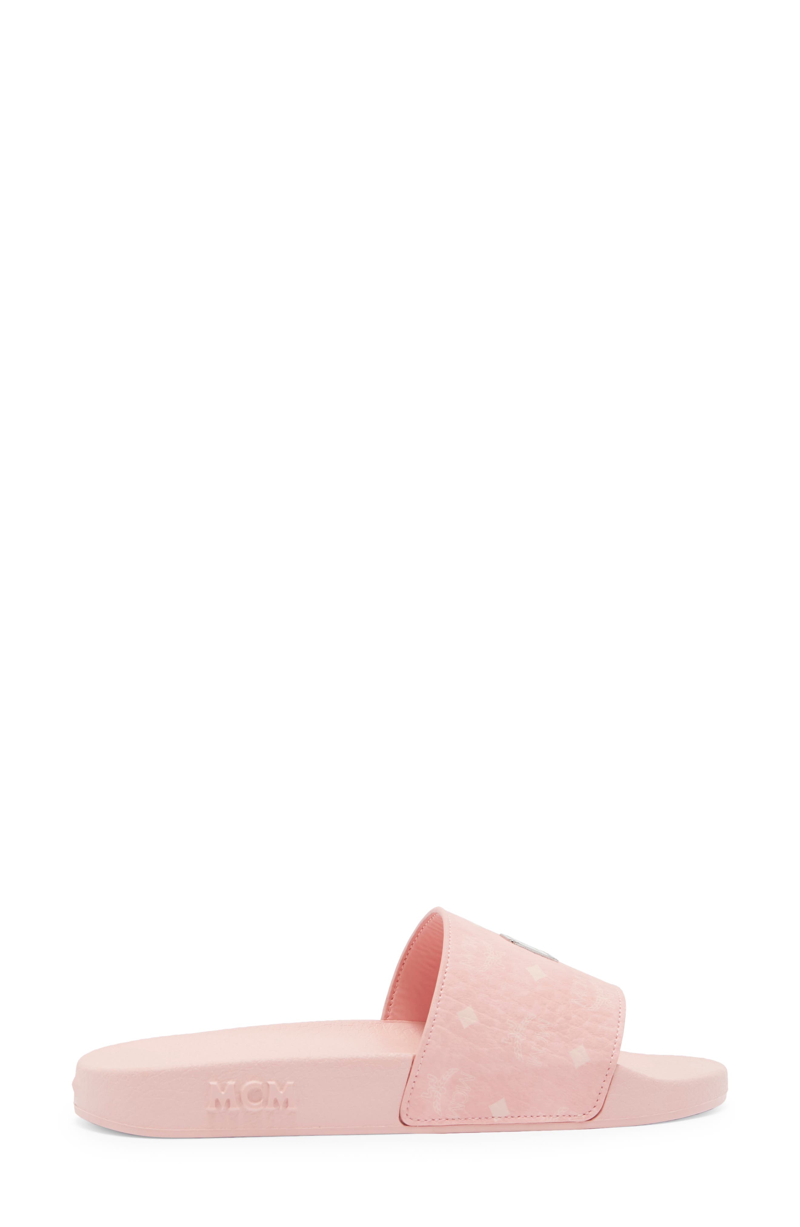 MCM Visetos Monogram Slide Sandal (Women) | Nordstromrack