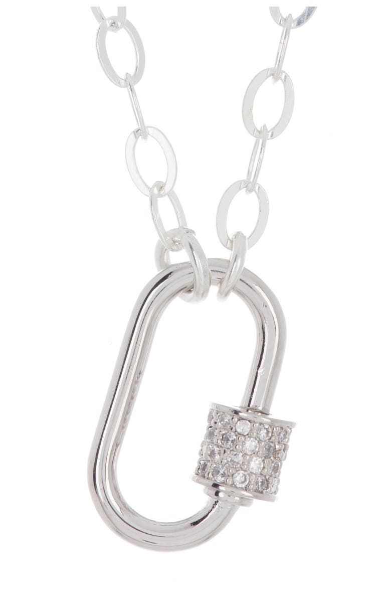 Adornia Oval Screw Lock Pendant Necklace | Nordstromrack