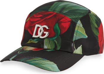 Dolce&Gabbana DG Rose Print Baseball Cap | Nordstrom