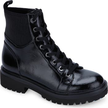 Kenneth Cole New York Rhode Light Lace-Up Lug Sole Combat Boot (Women ...