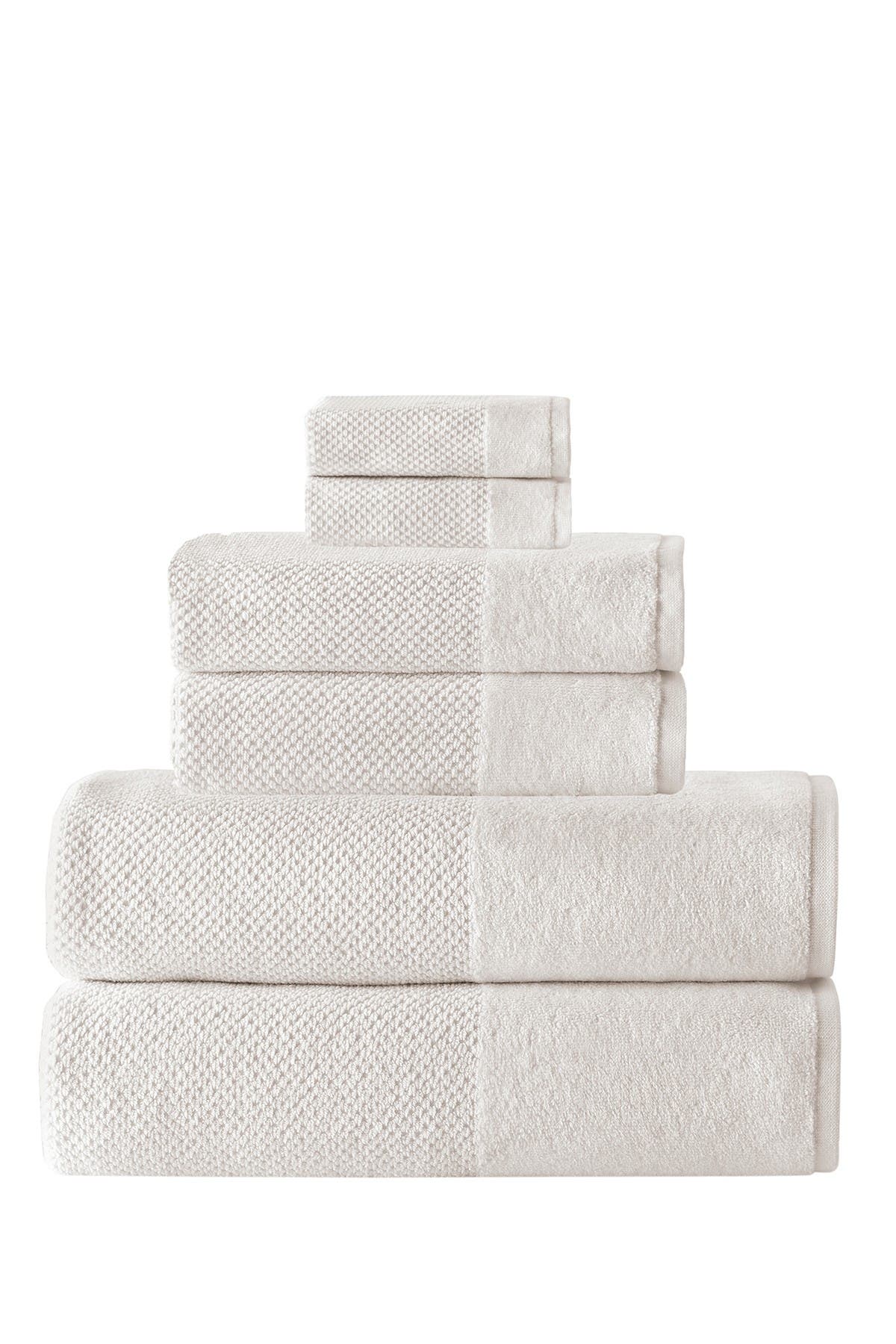 ENCHANTE HOME Incanto Turkish Cotton 6-Piece Towel Set - Cream ...