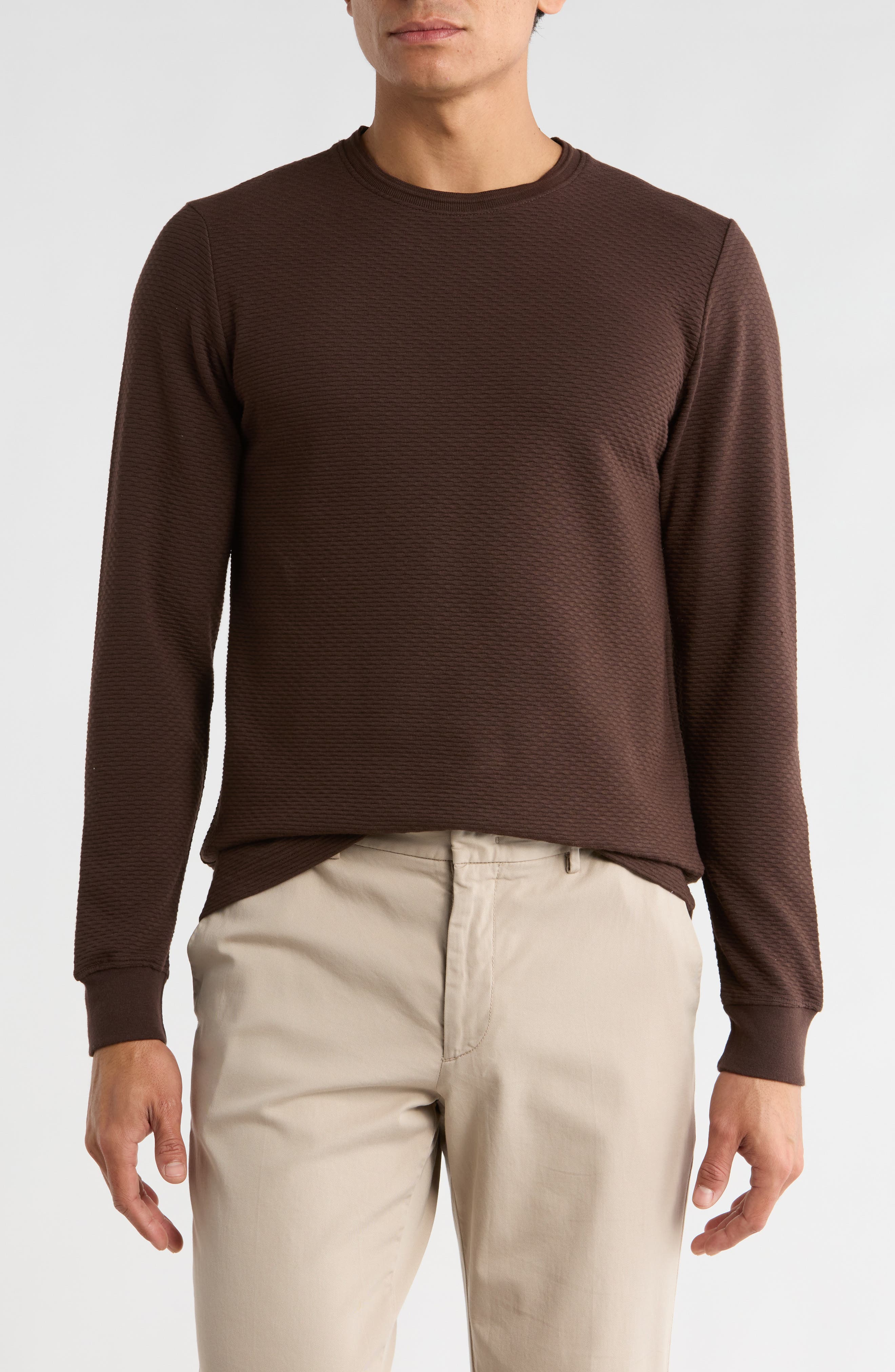 DENIM AND FLOWER Textured Sweater | Nordstromrack