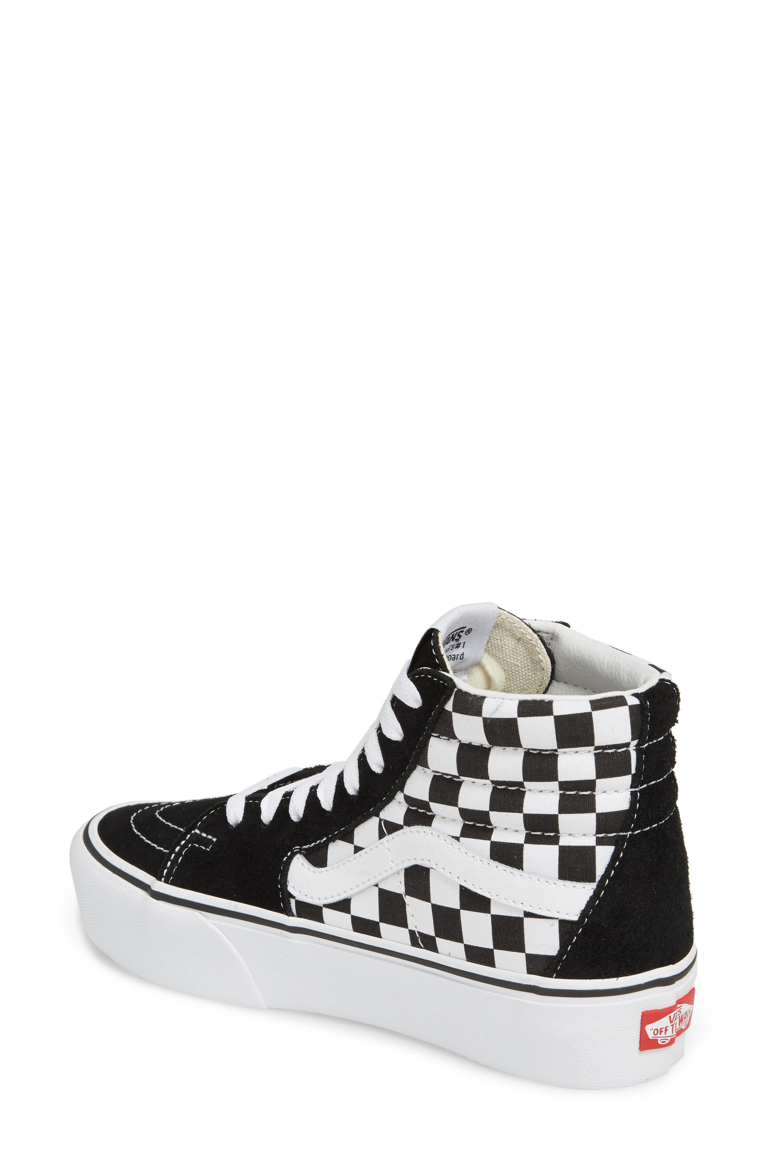 Vans UA Sk8-Hi Platform Checkerboard Sneaker (Women) | Nordstrom