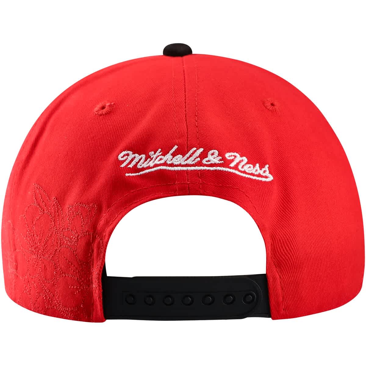 Mitchell & Ness Red/Black Detroit Red Wings May Flowers Pro Crown ...