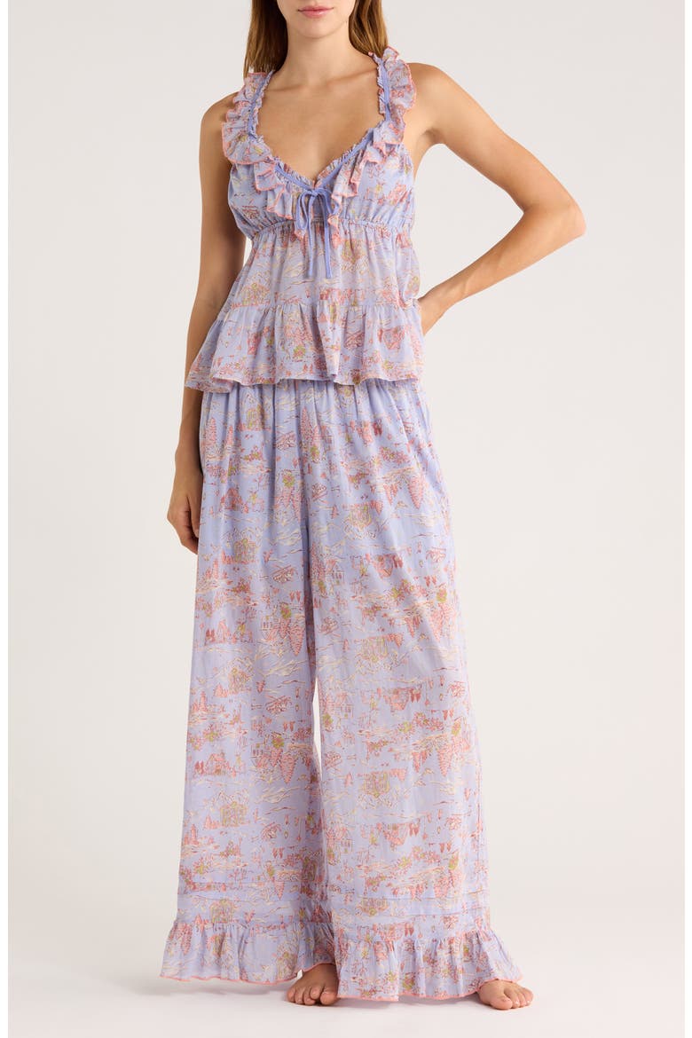 Tangled Lights Ruffle Pajamas (Women) | Nordstrom