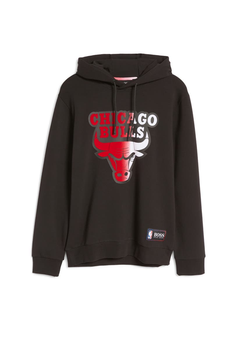 BOSS x NBA Wbounce 2 Chicago Bulls Logo Hooded Sweatshirt | Nordstromrack