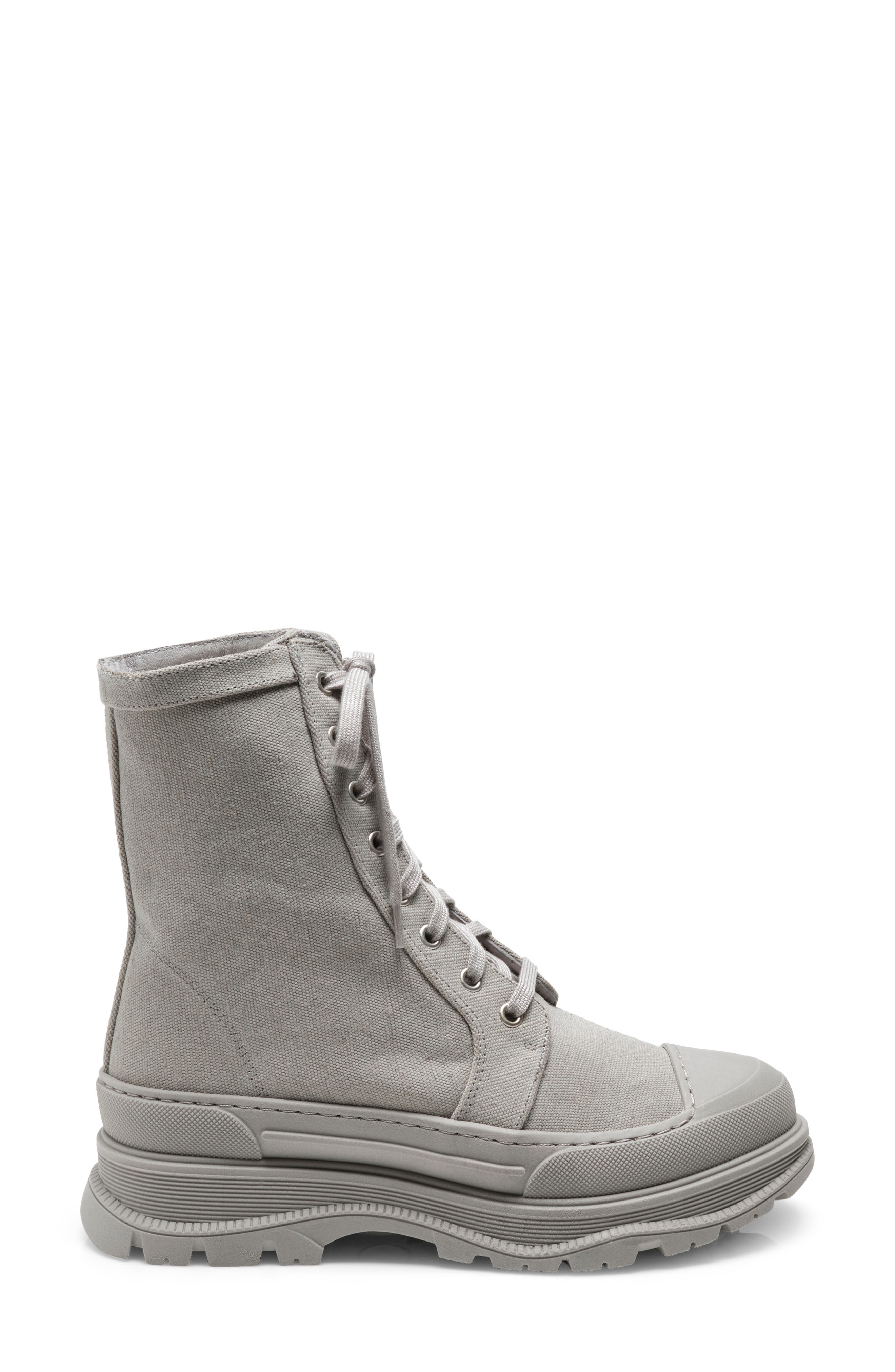 Free People Camp Out Canvas Combat Boot (Women) | Nordstromrack