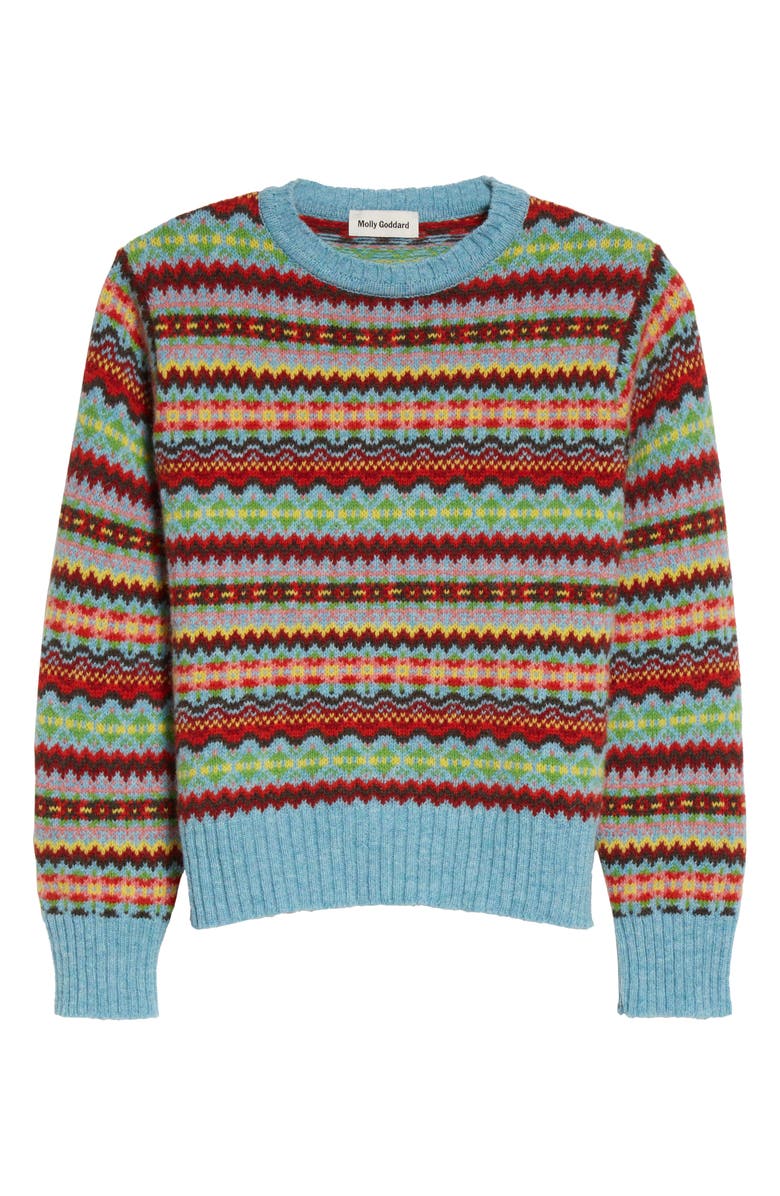 Molly Goddard Carla Fair Isle Wool Sweater | Nordstrom