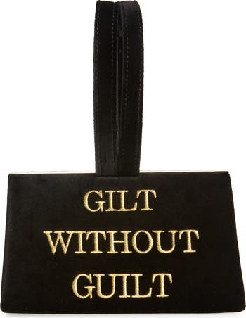 Moschino Gilt Without Guilt Velveteen Frame Handbag | Nordstrom