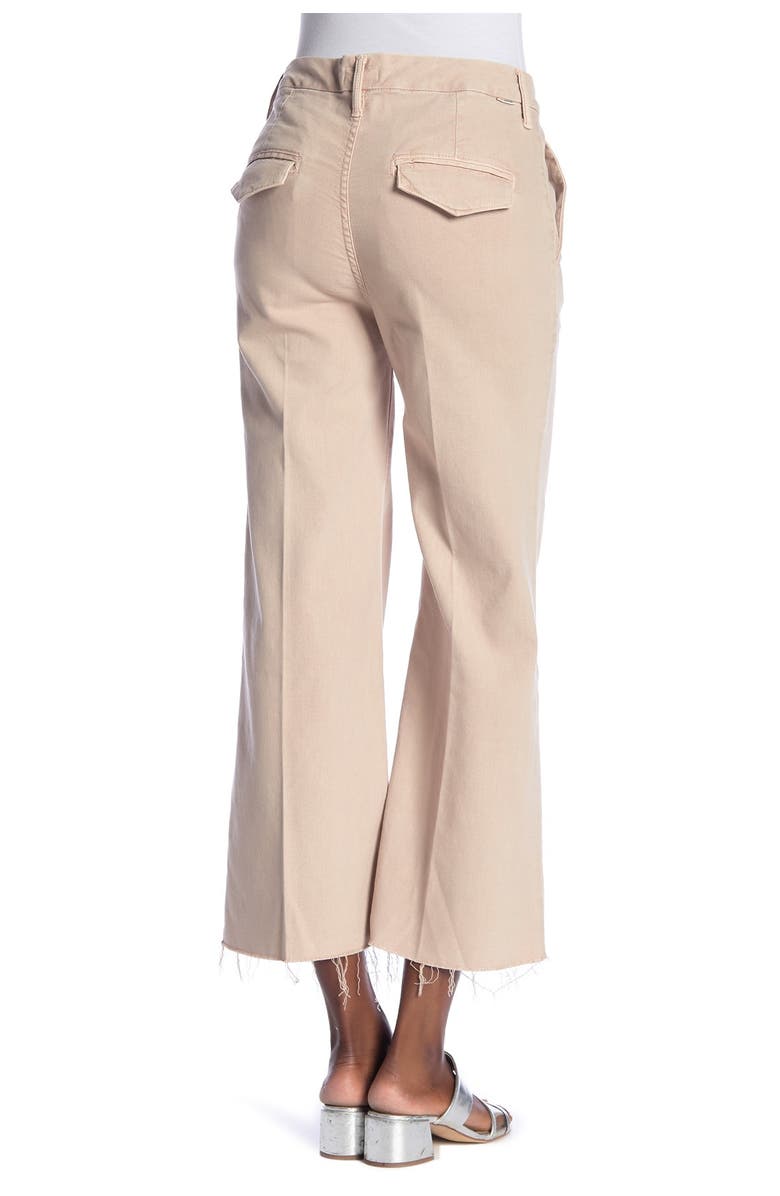 MOTHER The Roller Fray Crop Wide Leg Jeans | Nordstromrack