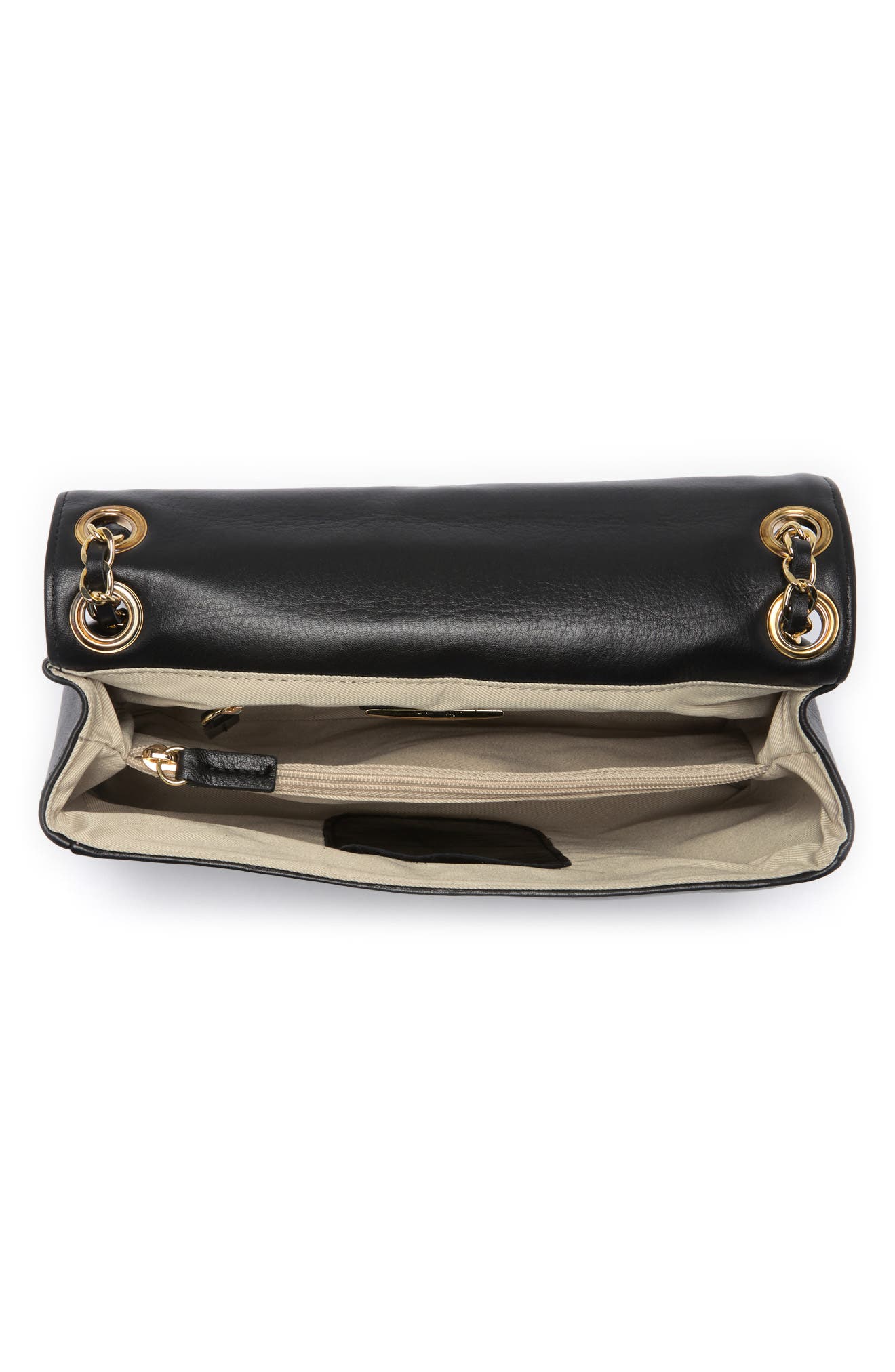 VALENTINO BY MARIO VALENTINO Alice Quilted Logo Chain Shoulder Bag ...
