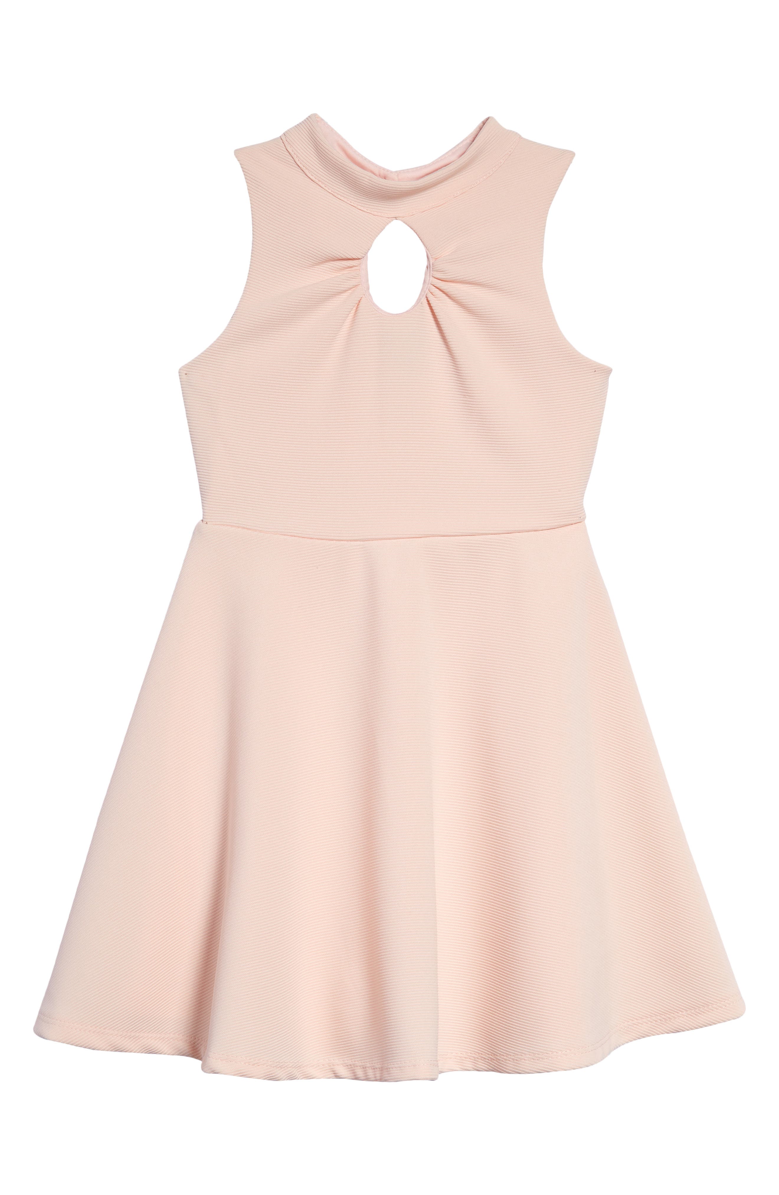 Kids' Mock Neck Keyhole Ribbed Dress (Women) | Nordstromrack