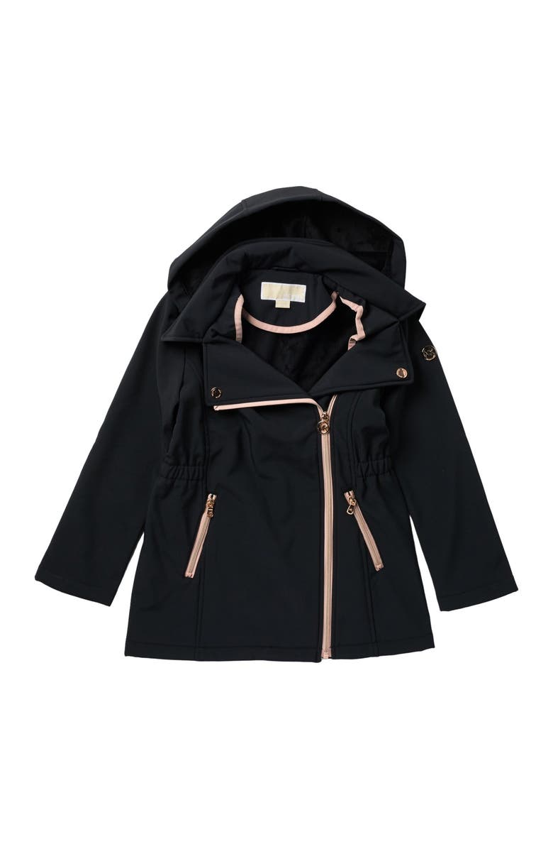 Michael Kors Asymmetrical Hooded Soft Shell Jacket | Nordstromrack