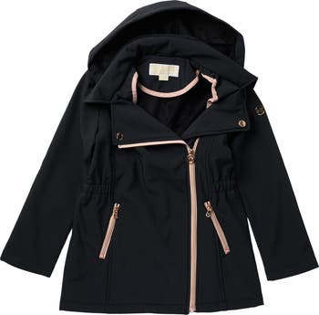 Michael Kors Asymmetrical Hooded Soft Shell Jacket | Nordstromrack