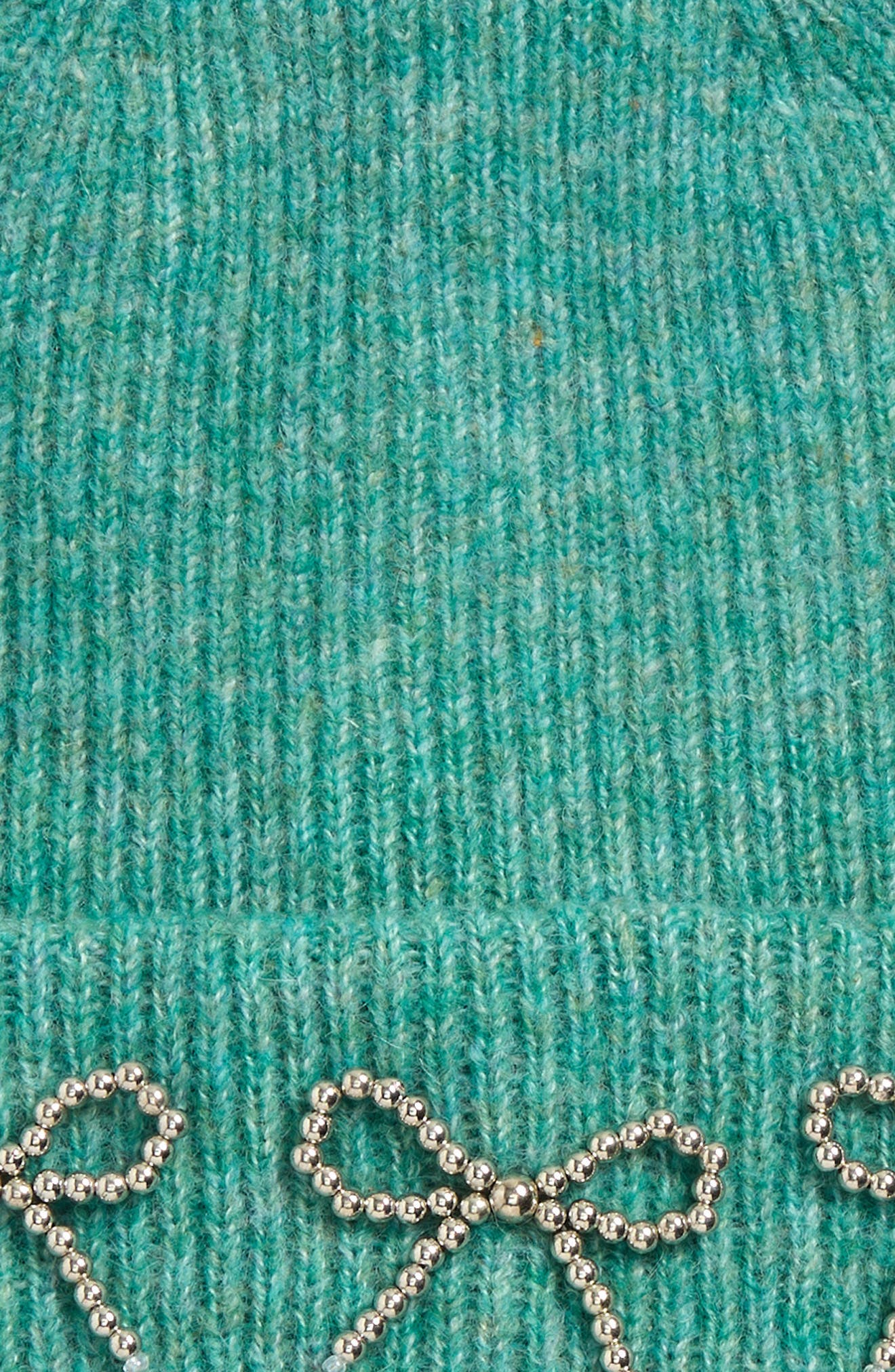 Ruby & Ry Three Bow Cuff Beanie & Knit Gloves Set | Nordstrom