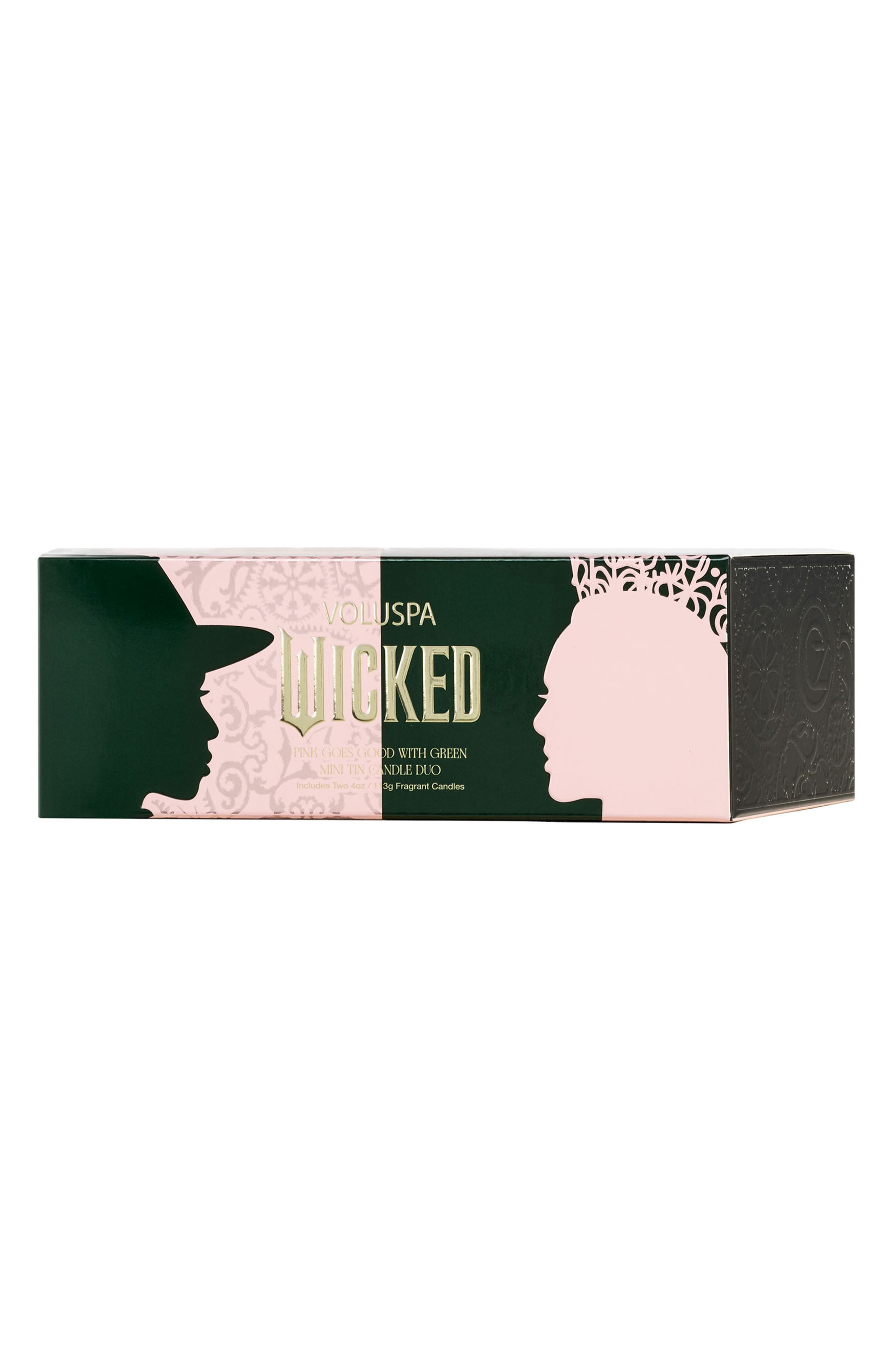 Voluspa "Wicked" Pink Goes Good With Green Mini Tin Candle Duo | Nordstrom