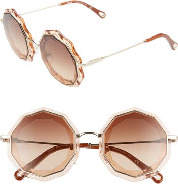 Chloé Caite 52mm Round Sunglasses | Nordstromrack