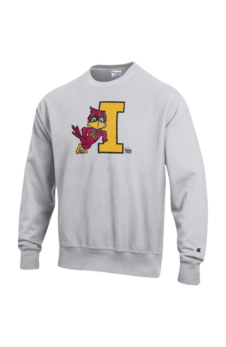 Champion Men's Champion Heathered Gray Iowa State Cyclones Vault Logo ...