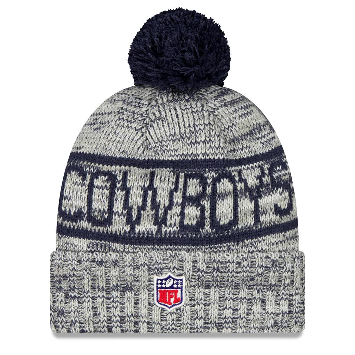 New Era Men's New Era Gray Dallas Cowboys 2025 Sideline Cold Weather ...