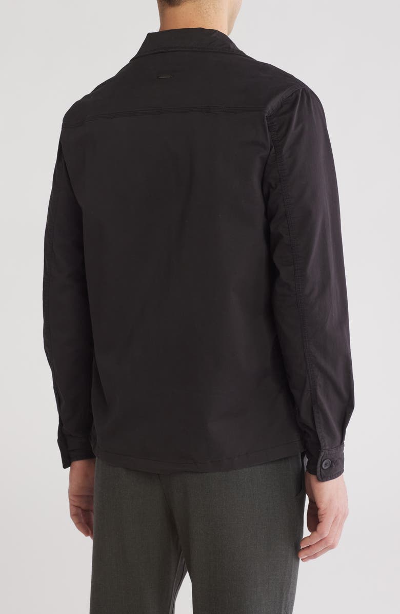 DENIM AND FLOWER Twill Zip Shacket | Nordstromrack