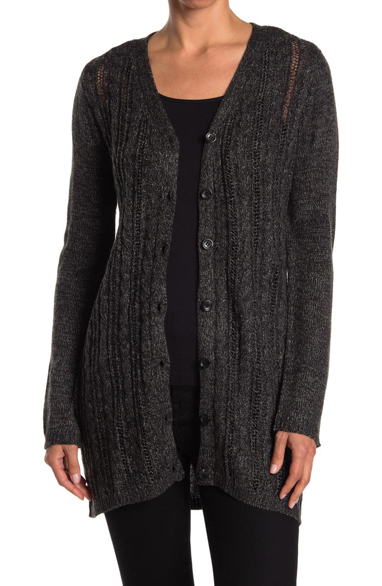 BY DESIGN Blanche Cable Knit Cardigan | Nordstromrack
